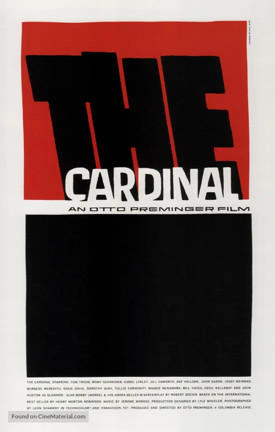 The Cardinal (1963) movie poster