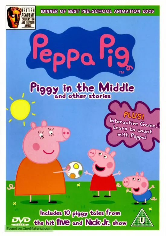 "Peppa Pig" (2004) British dvd movie cover