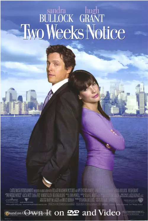 Two Weeks Notice movie poster
