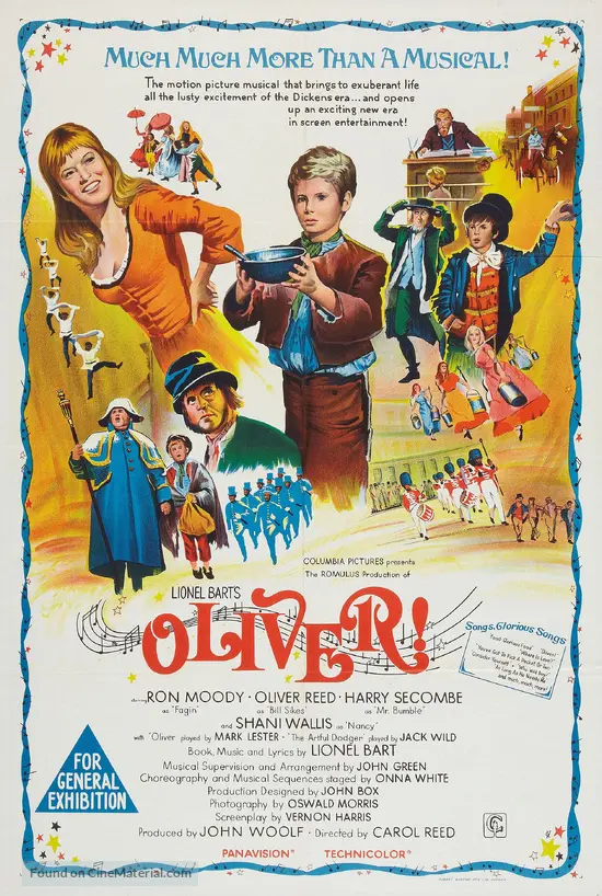 Oliver! Australian movie poster