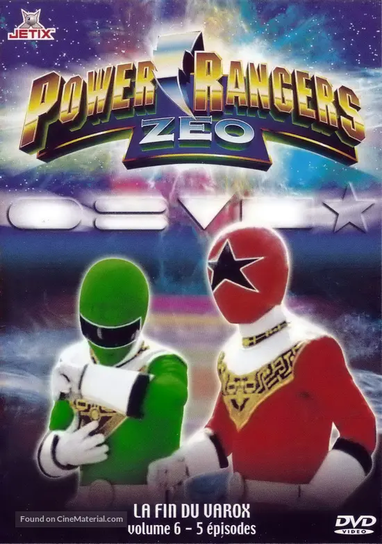 "Power Rangers Zeo" French dvd cover
