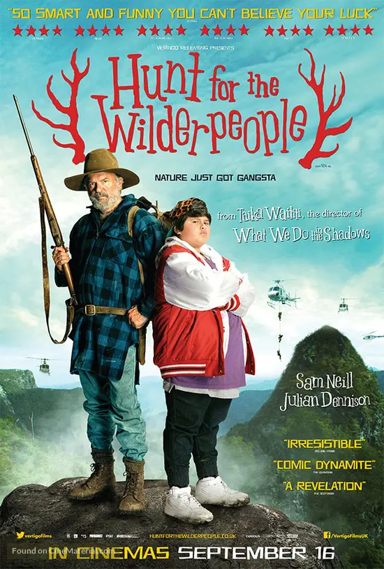Hunt For The Wilderpeople British Movie Poster Hunt For The Wilderpeople British Movie Poster
