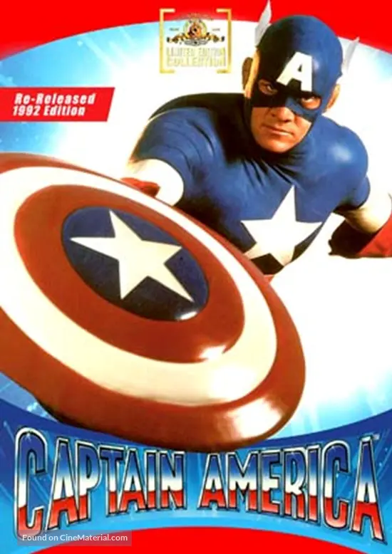 Captain America (1990) dvd movie cover