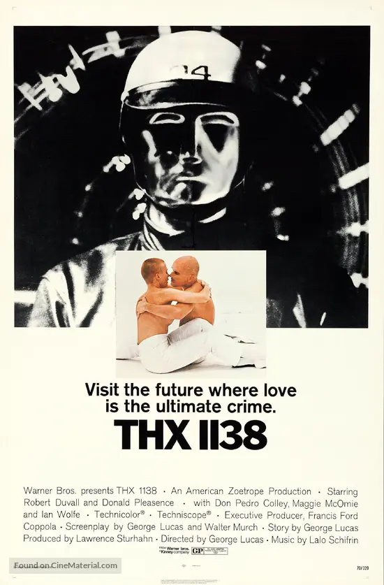 THX 1138 movie poster