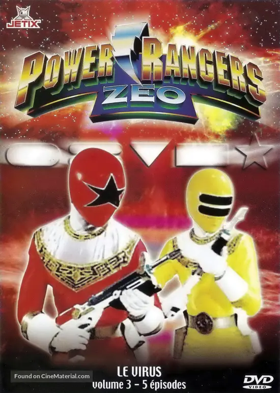 "Power Rangers Zeo" French dvd cover