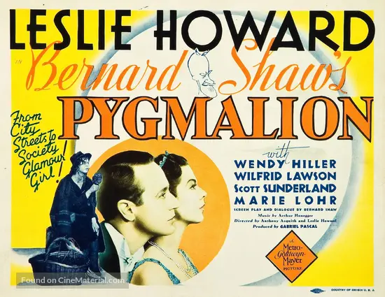 Pygmalion movie poster