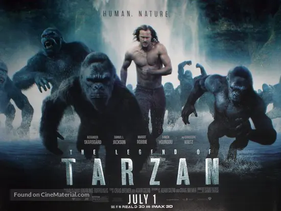 The Legend Of Tarzan Movie Poster