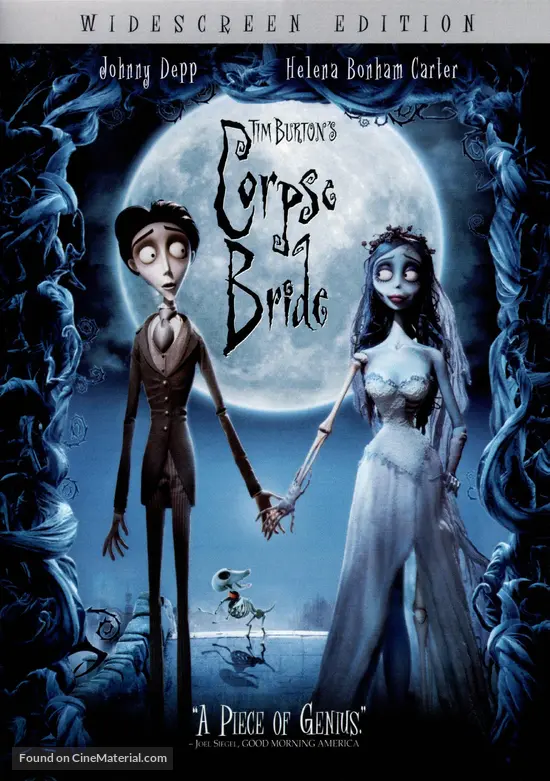 Corpse Bride (2005) dvd movie cover