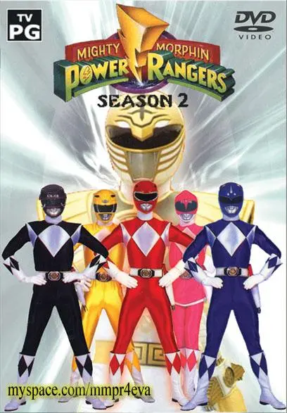 "Mighty Morphin' Power Rangers" dvd cover