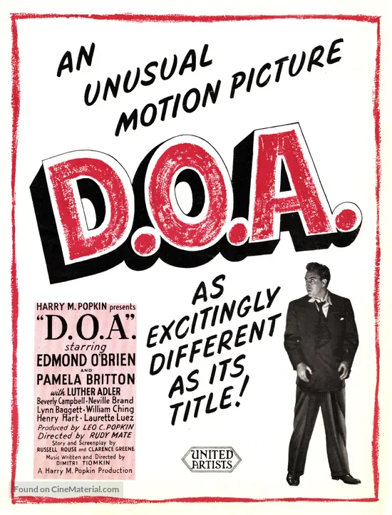 D.O.A. (1950) movie poster