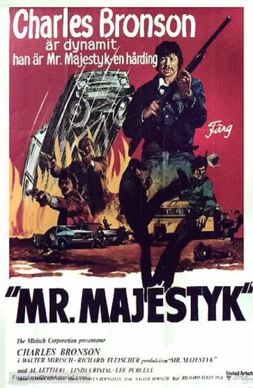 Mr. Majestyk Swedish movie poster