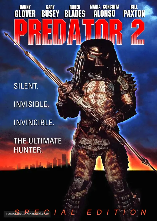 Predator 2 (1990) dvd movie cover
